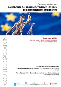 Fourth Seminar on the Recast of the Brussels I bis Regulation – EAPIL