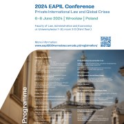Report on the 2024 EAPIL Conference: Private International Law and Global Crises – EAPIL